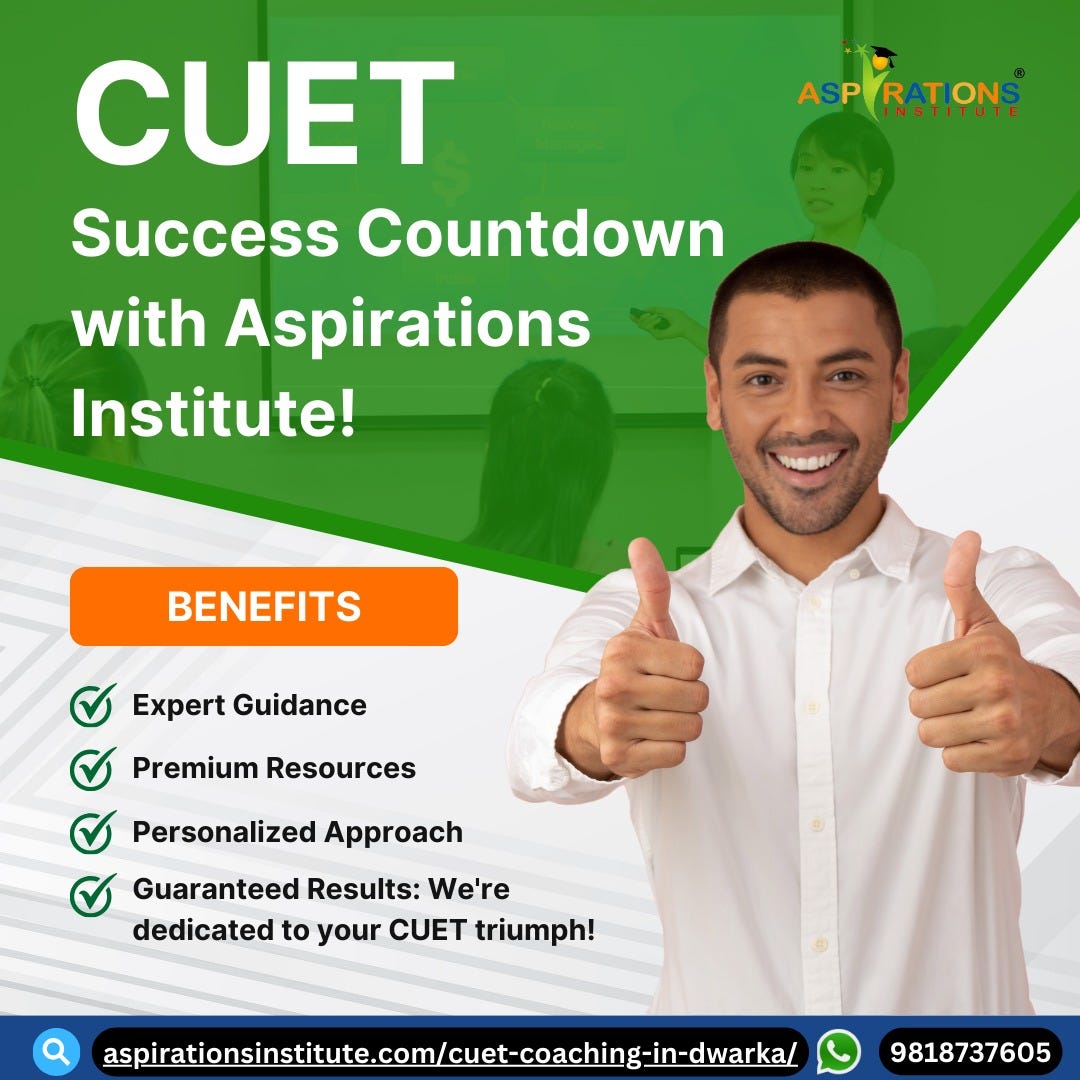CUET Aspirations Institute Success Countdown: Achieve Your Goals with ...