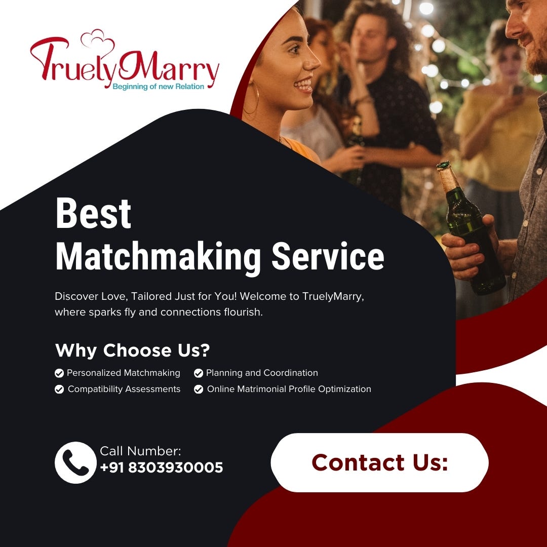 Discover Your Perfect Match with Our Exclusive Matrimonial Services ...
