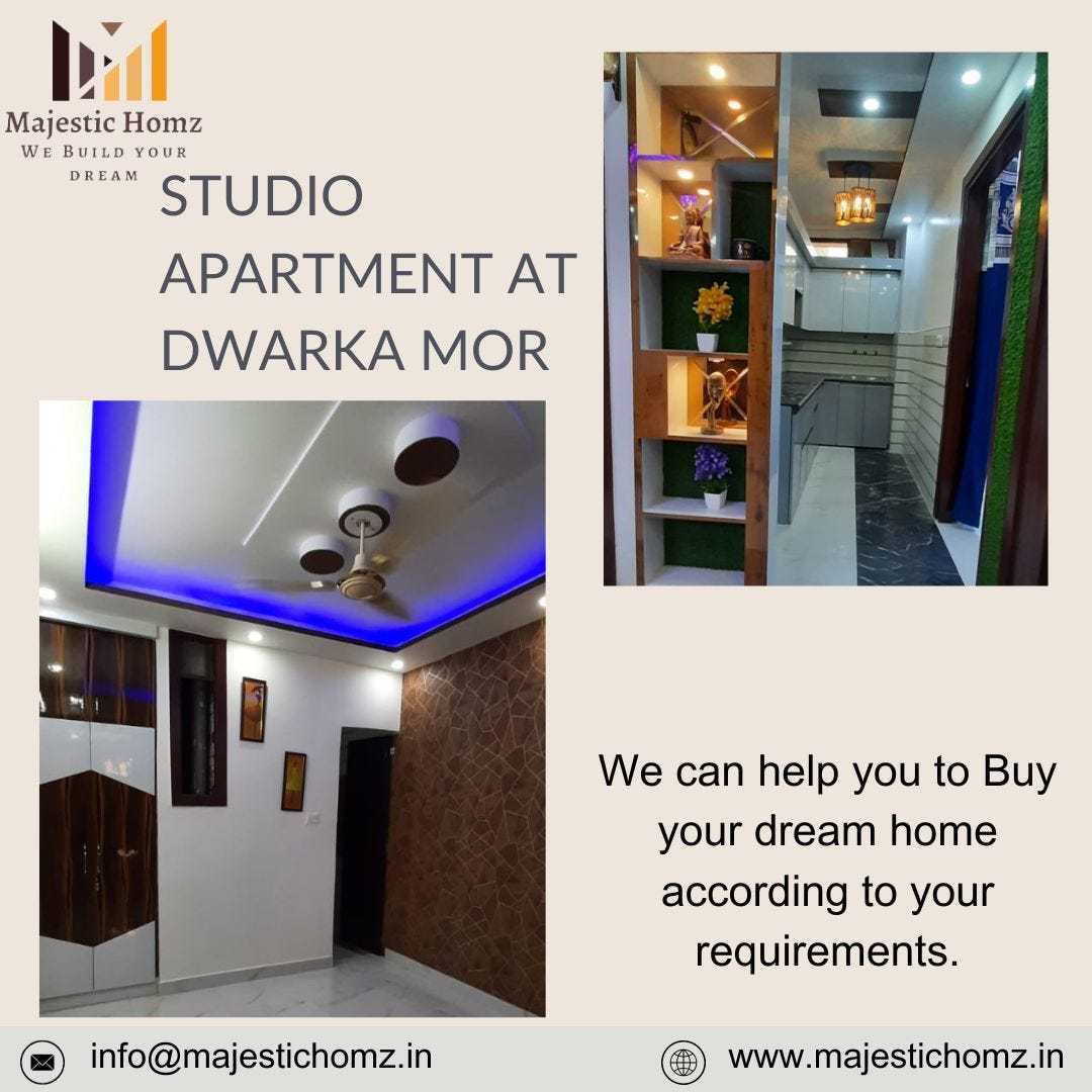 Transforming Your Dwarka Mor Studio Apartment into a Relaxing Retreat ...