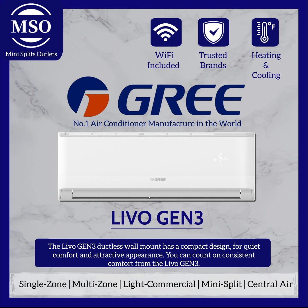 Mini Splits Outlets LLC deal of Gree Comfort HVAC in Kentucky - MSO LLC ...