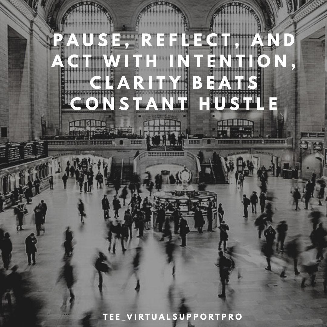 Why Reflection Beats Hustle. We live in a culture that glorifies… | by ...