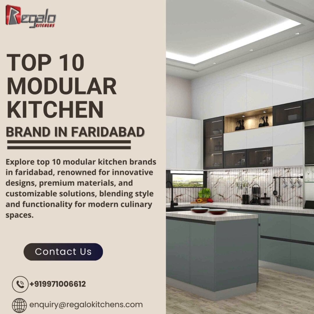 Top 10 Modular Kitchen Brand In Faridabad - Vikash Kumar - Medium