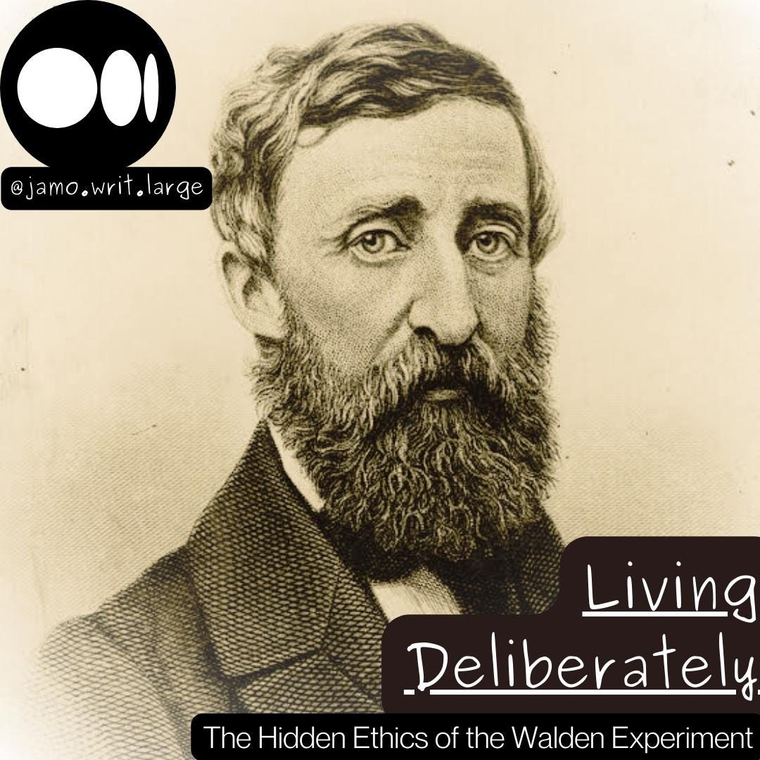 Living Deliberately.. Does this oft-quoted Walden excerpt… | by Jameson ...