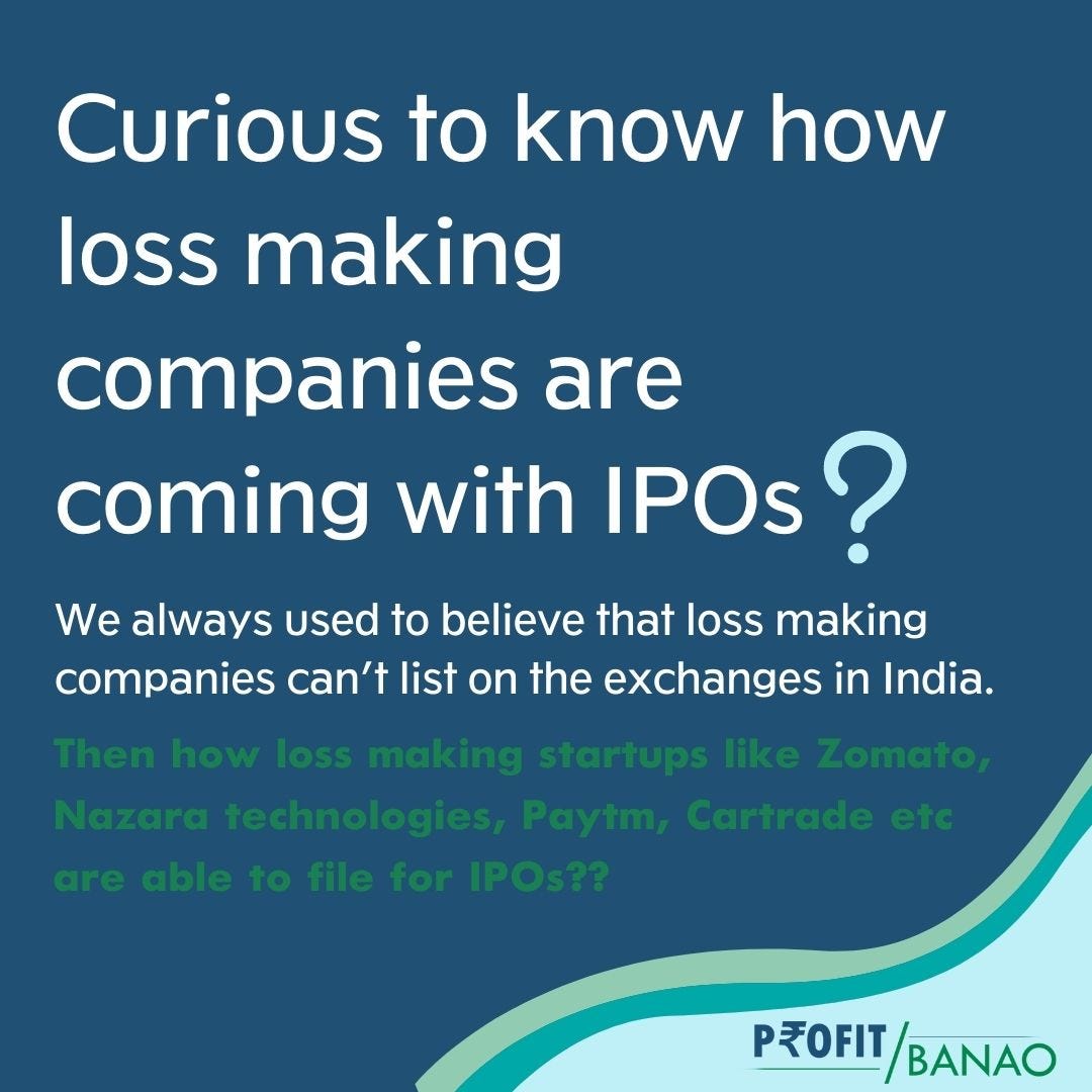 Curious to know how loss making companies are coming with IPOs | by ...