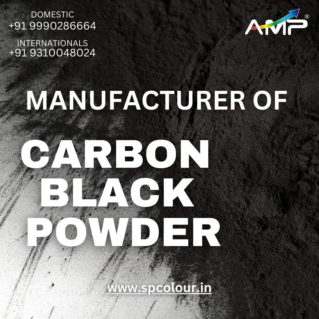 Carbon Black Powder Manufacturers in India | SP Colour & Chemicals | by ...