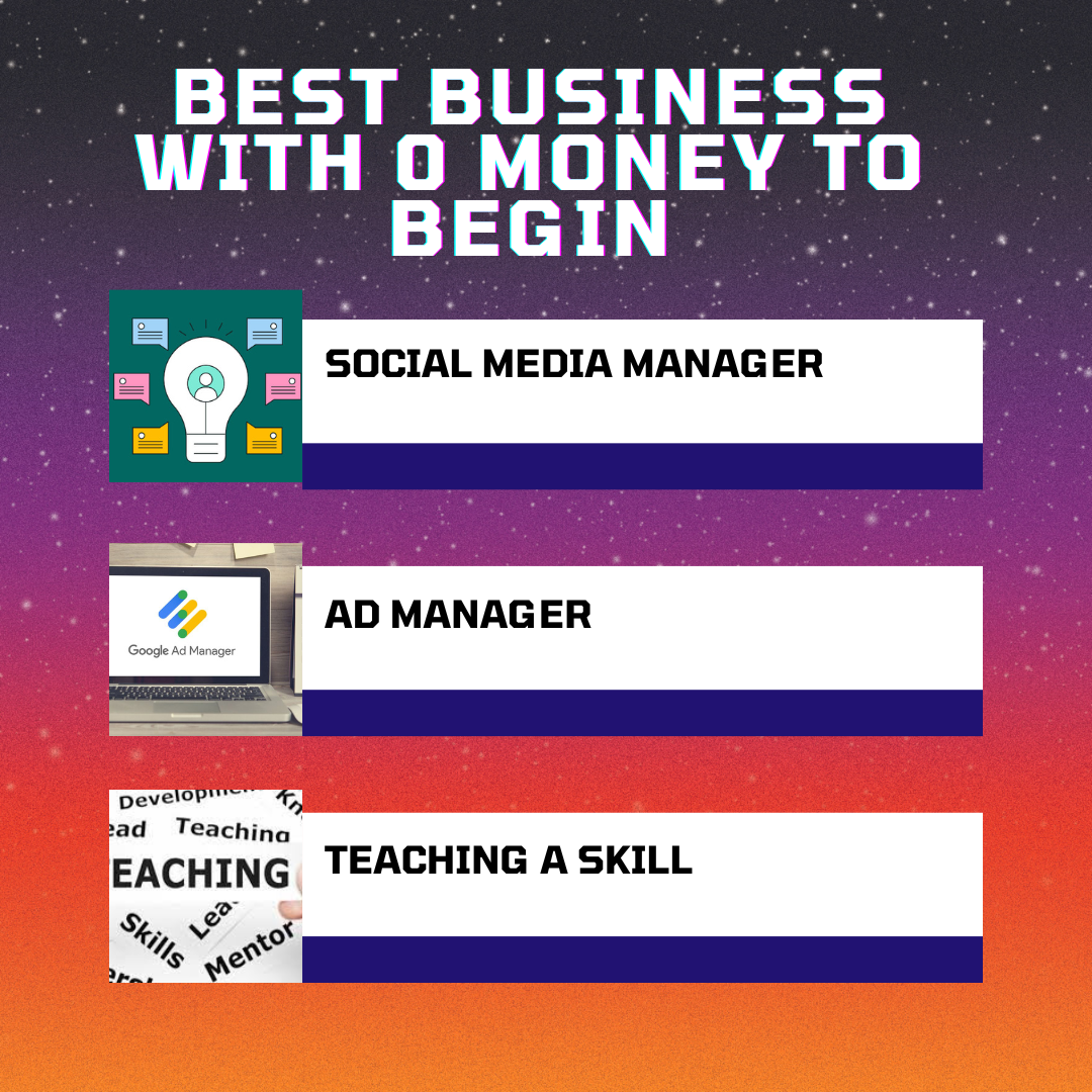 Best business with no money !. Starting a business with zero money can ...