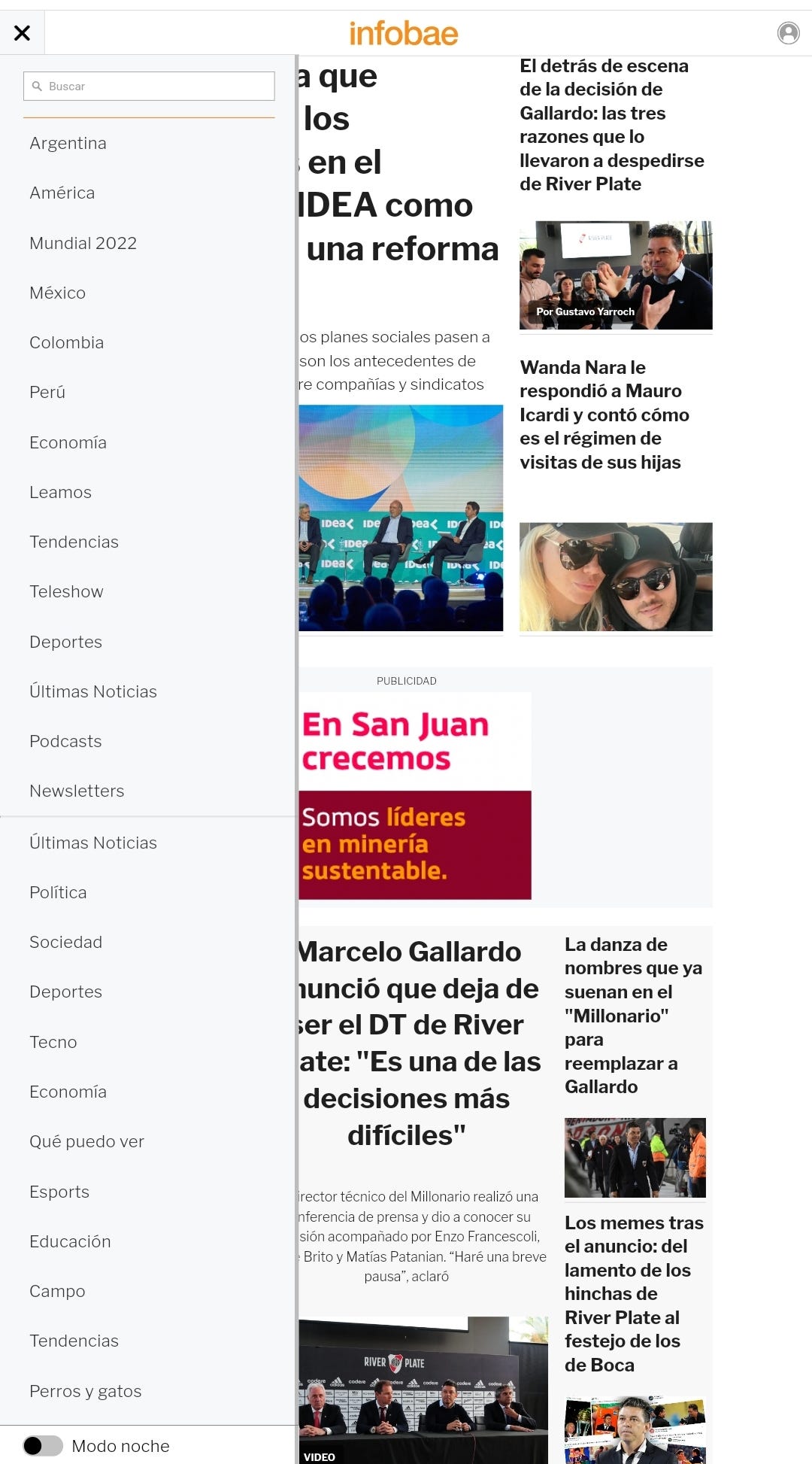INFOBAE. Infobae es un diario en línea de… | by Agustinarios | Medium
