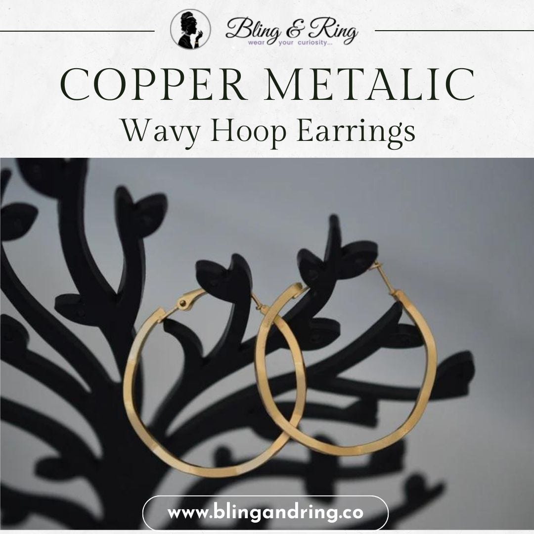 Hoop Earrings — Embrace Boldness and Style with Copper Hoop Earrings ...
