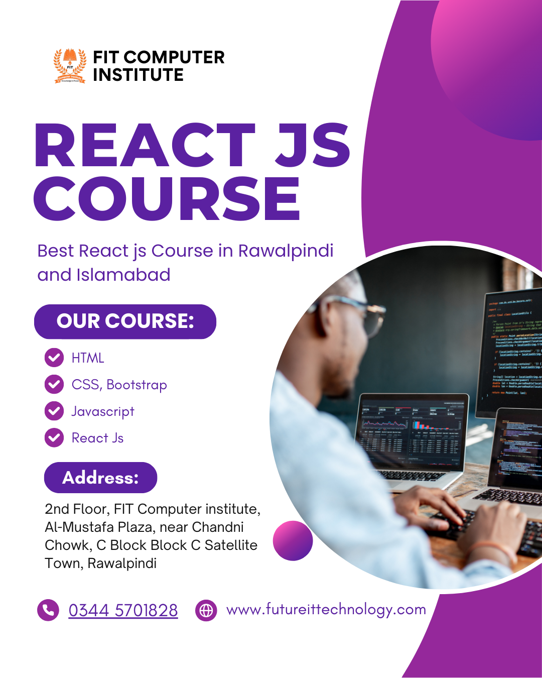 React js Course in Rawalpindi and Islamabad | by FIT Computer institute ...