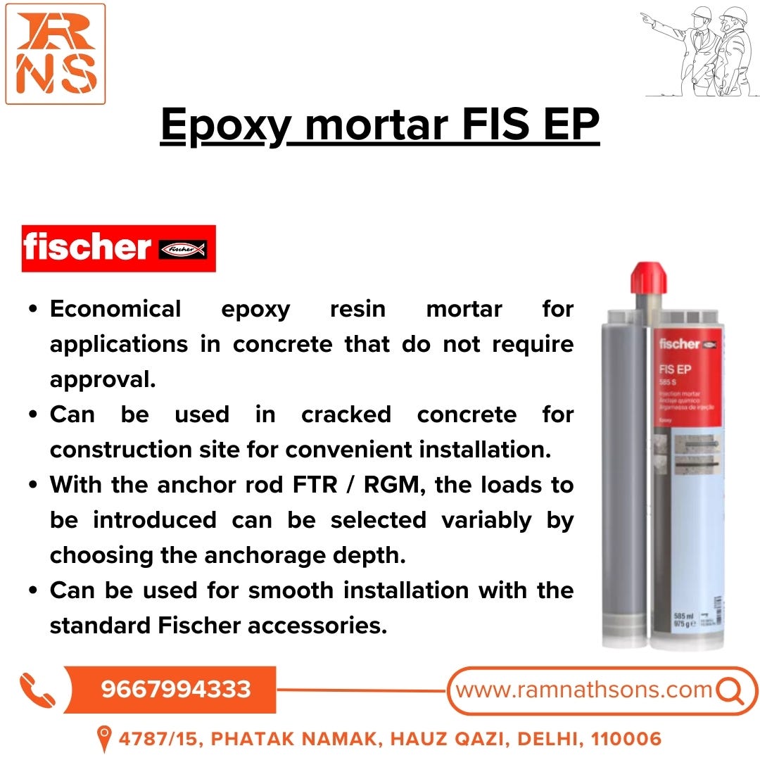 EPOXY MORTAR FIS EP - Ram Nath And Sons - Medium