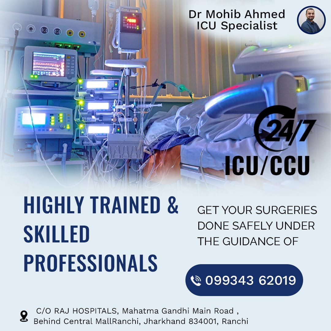 BEST CRITICAL CARE DOCTOR IN RANCHI | BEST ICU DOCTOR IN RANCHI | BEST TRAUMA CARE DOCTOR IN ...