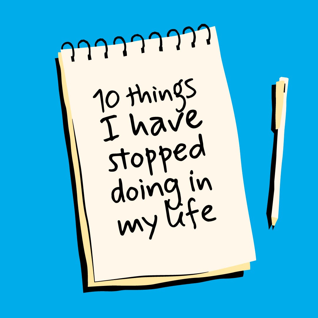 10 Things I Have Stopped Doing In My Life | by SHARK IN THE SUIT® | Medium