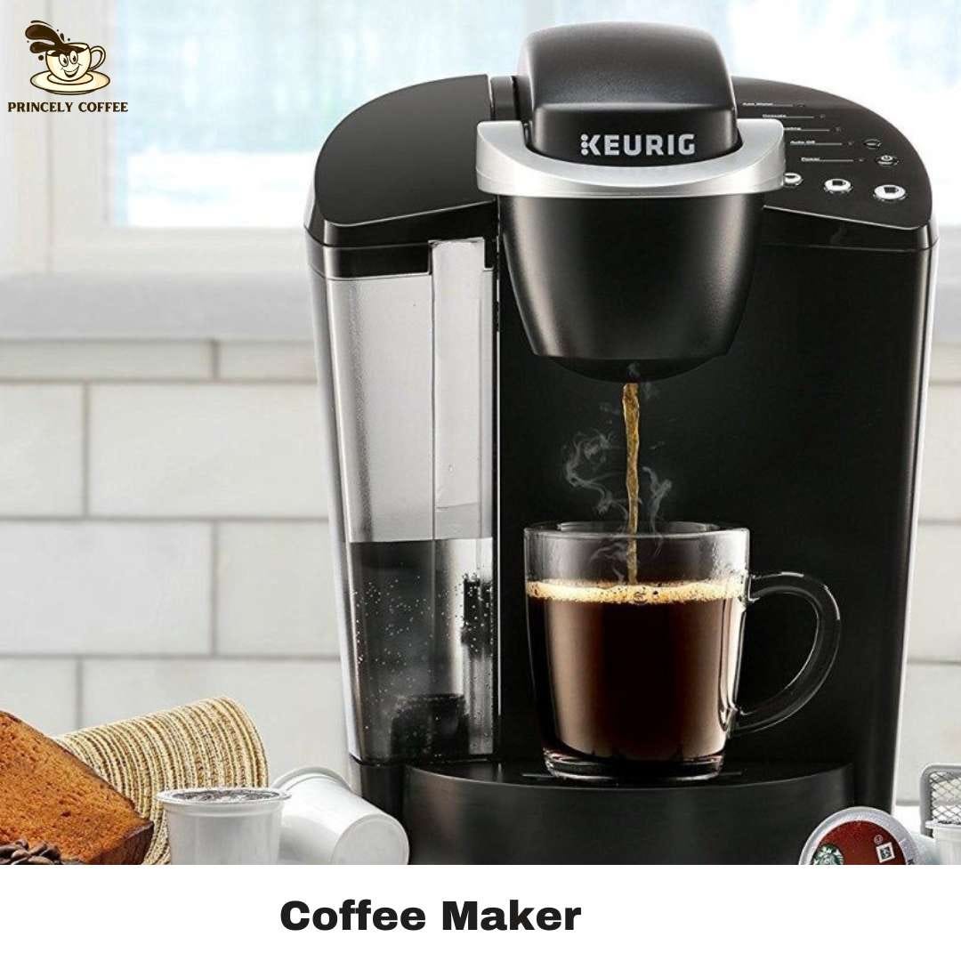 A coffee maker is a kitchen appliance designed to brew coffee quickly ...