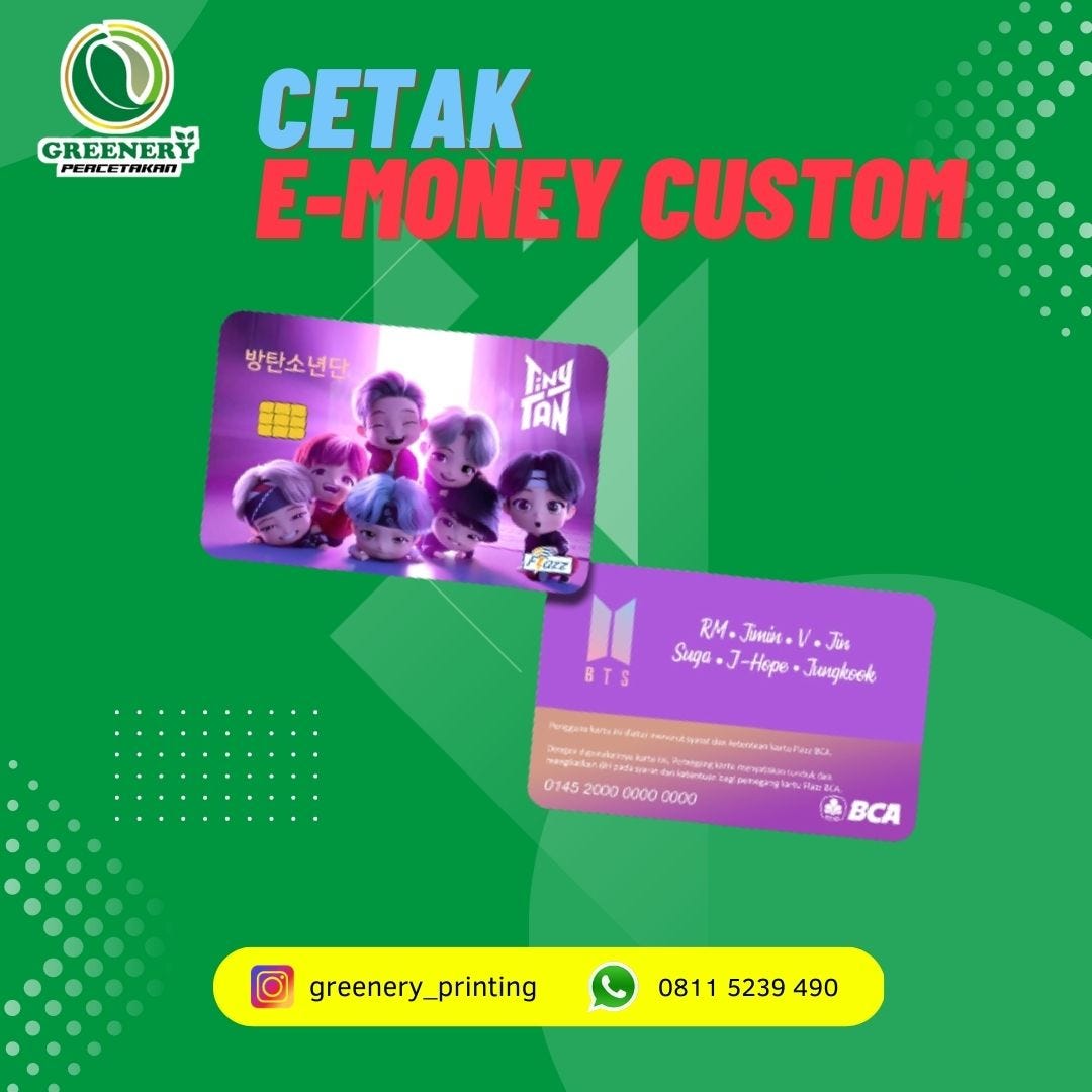 TERBAIK Cetak E-money Custom di Katingan Hub 0811 5239 490 WA ...