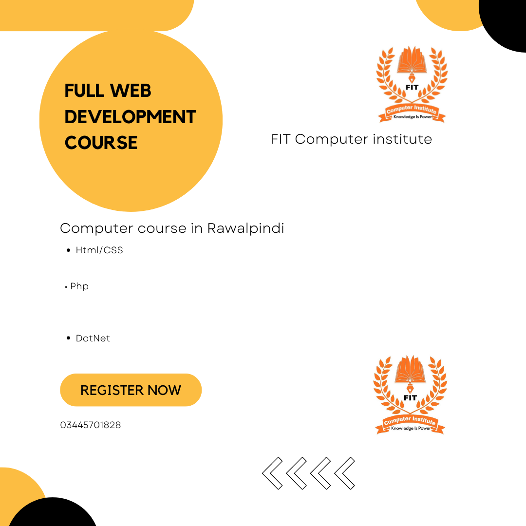 Start your journey in Full Stack Web Development courses in Rawalpindi ...