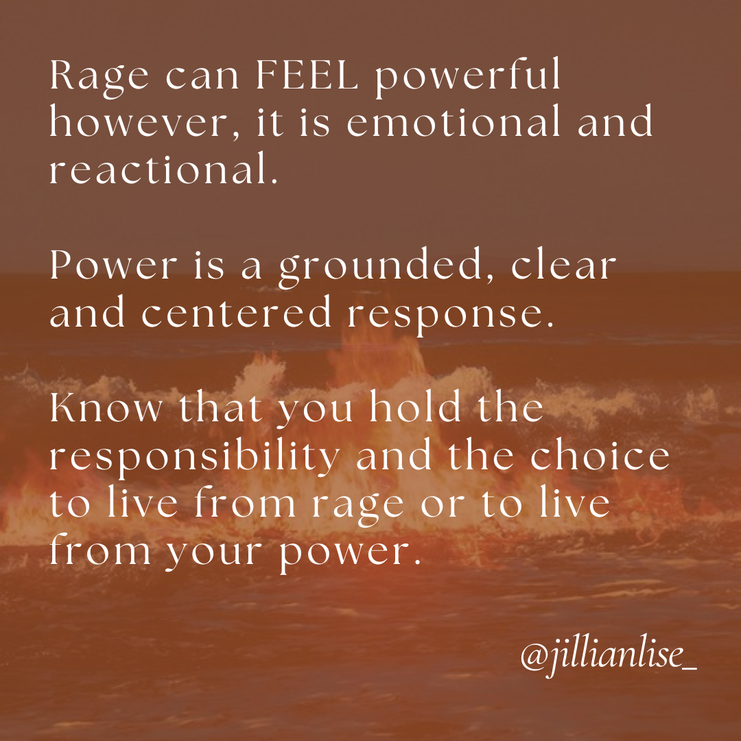 POWER VS. RAGE. Recently, I went through another grief… | by Jillian ...