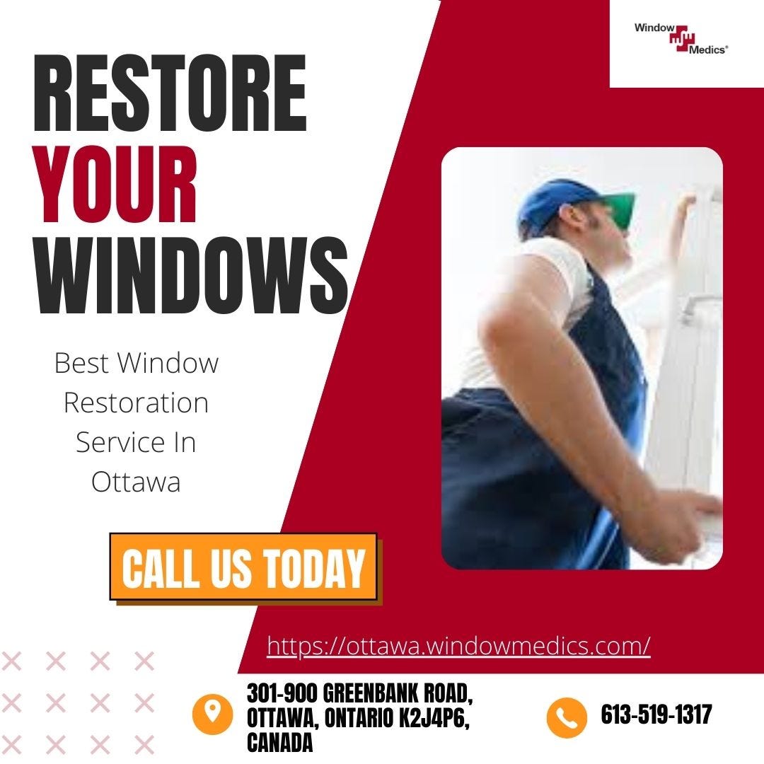 Best Window Restoration Service In Ottawa - Window Medics Ottawa - Medium