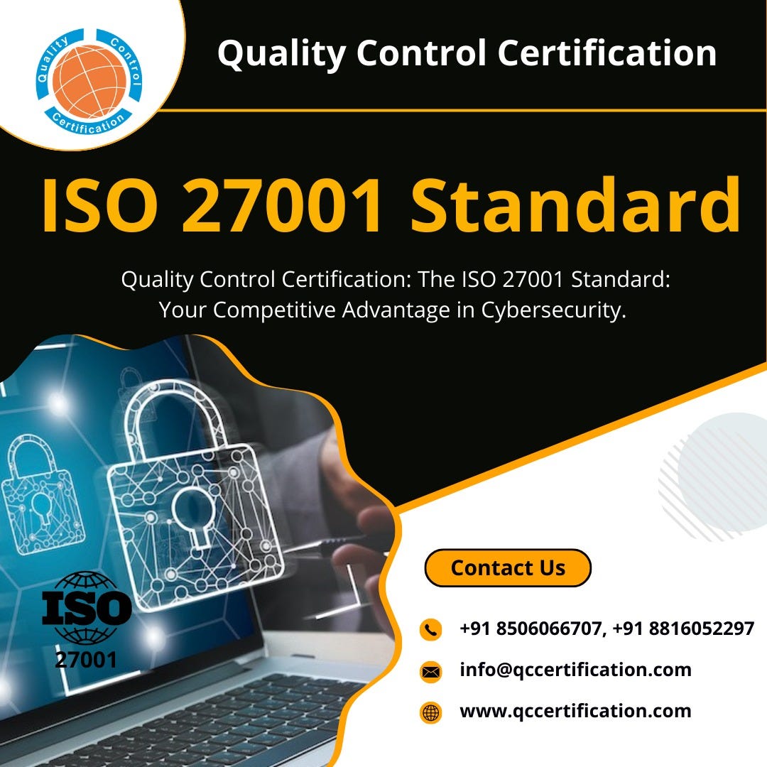 ISO 27001 Standard | Quality Control Certification - Kripa sharma - Medium