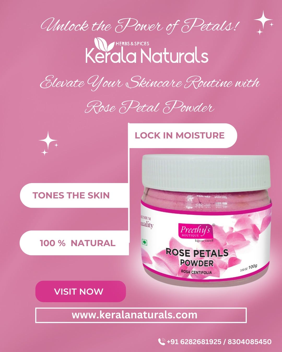 Discover the secret to a radiant complexion with our all-natural Rose ...
