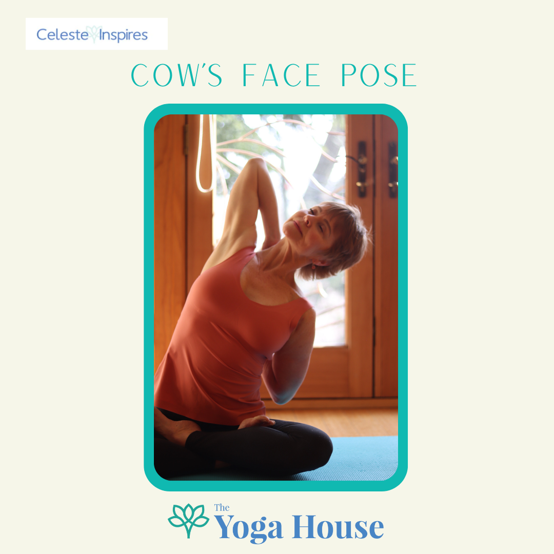 Cow’s Face Pose — Excellent for reducing anxiety! | by TheYogaHouse ...