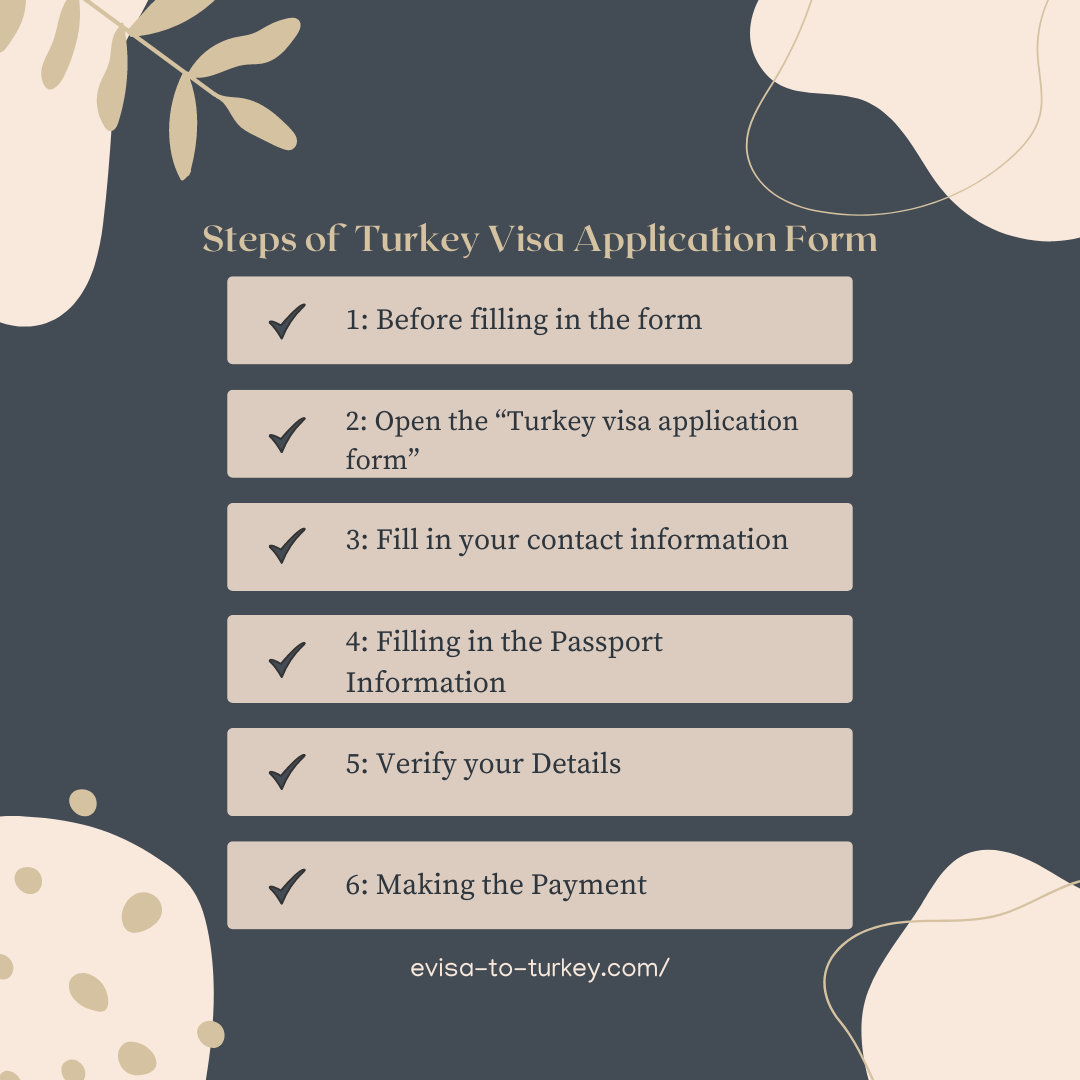 Steps of Turkey Visa Application Form - evisa-to-turkey - Medium