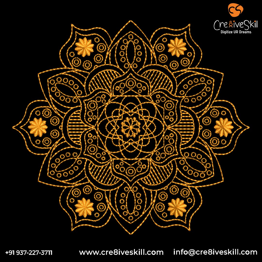 It’s stunning beyond words! A breathtaking mandala art embroidery ...