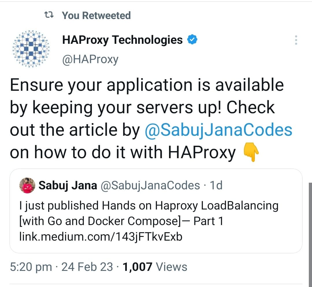 Hands On Haproxy Loadbalancing [with Go And Docker Compose]— Part 1 By Sabuj Jana Medium