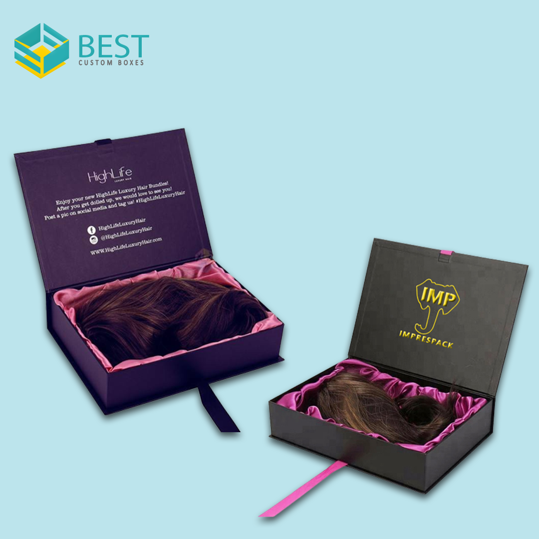 Custom Hair Extension Boxes - Best Custom Boxes - Medium