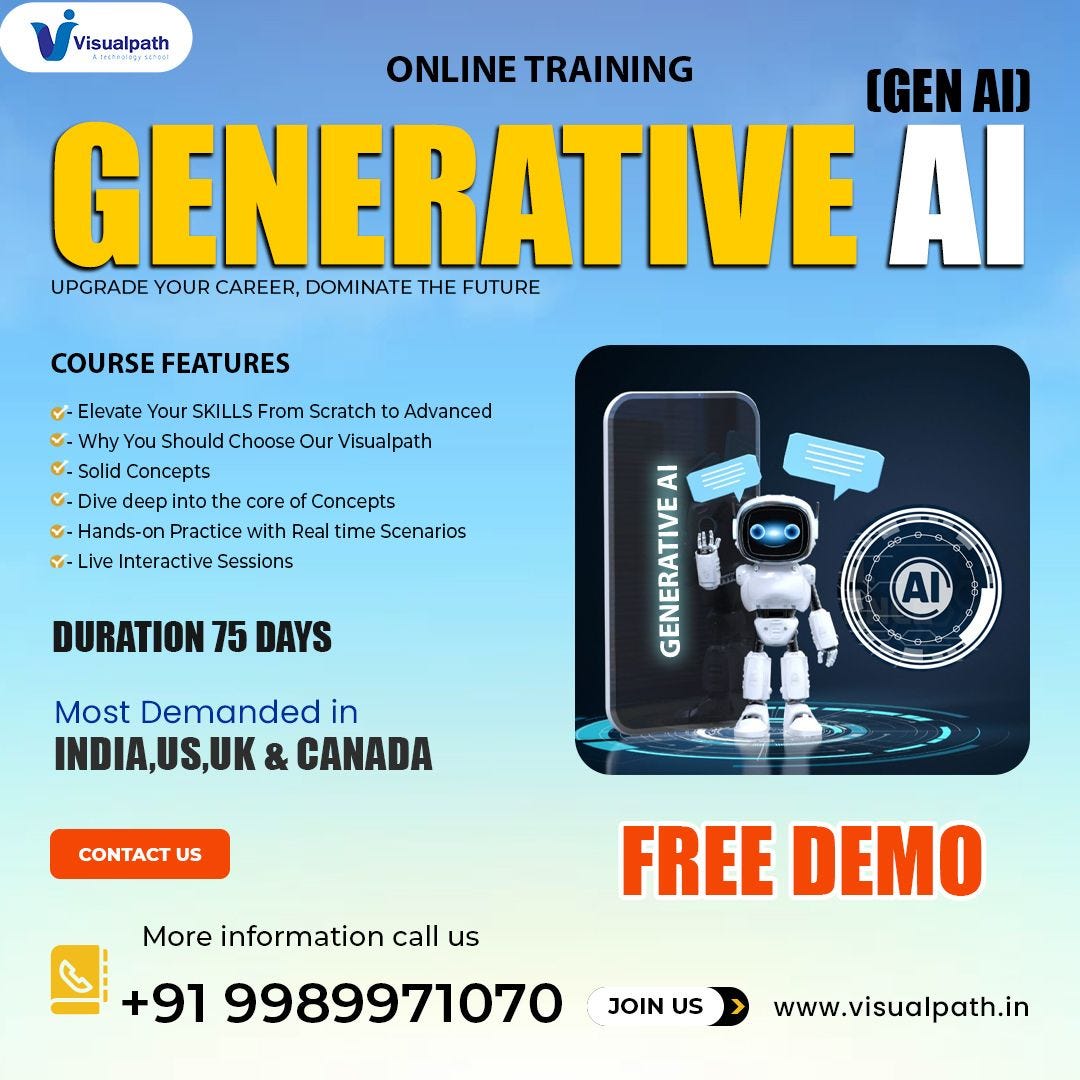 Generative AI (GenAI) Courses Online | Gen AI Training in Hyderabad ...