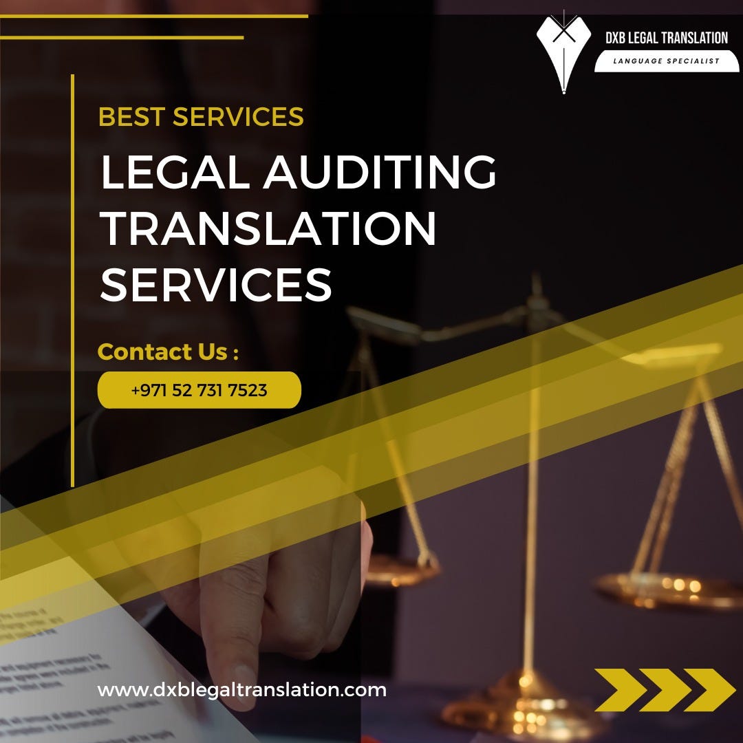 Legal Auditing Translation Services - DXB Legal Translation - Medium