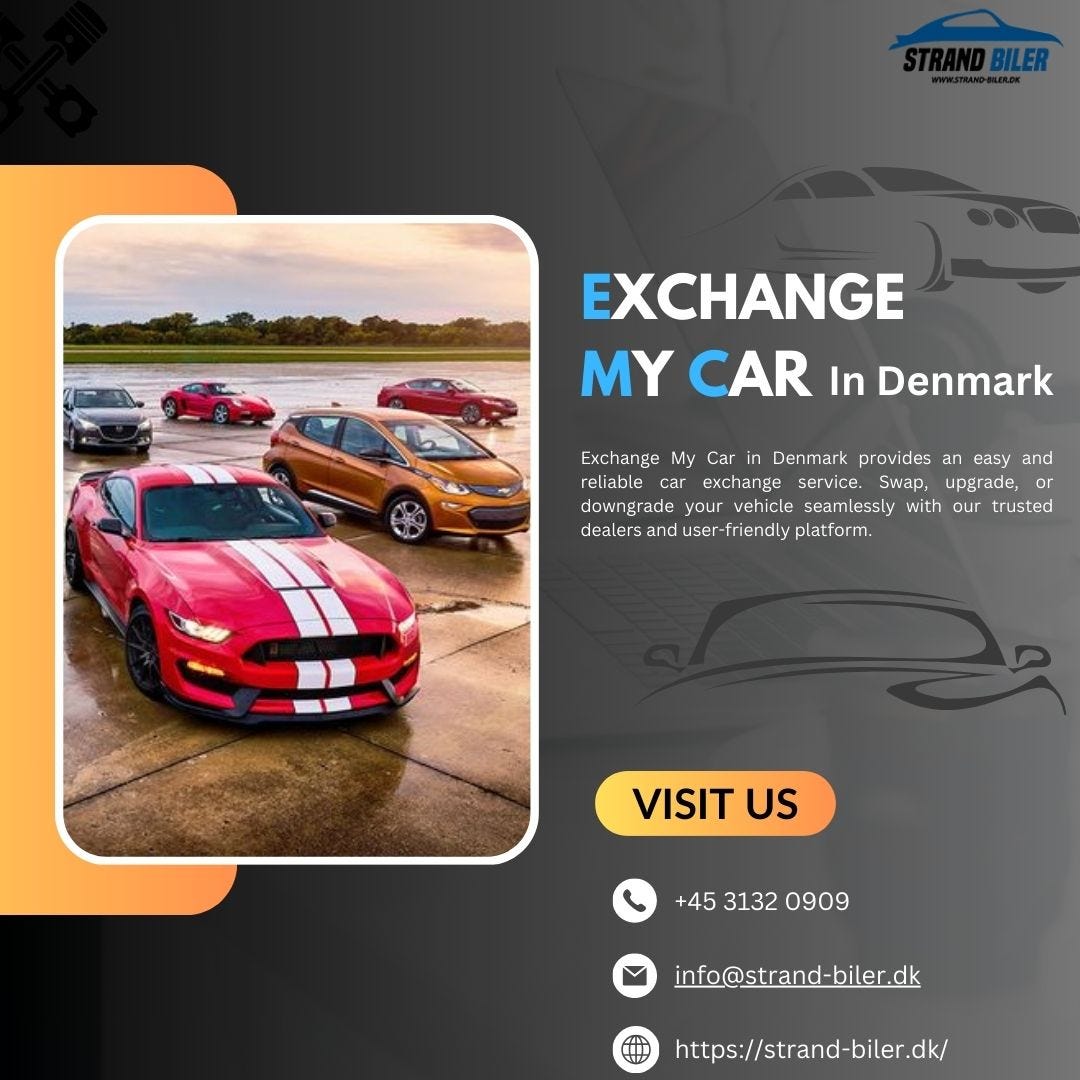 Exchange My Car in Denmark | Strand Biler - Strand Biler - Medium