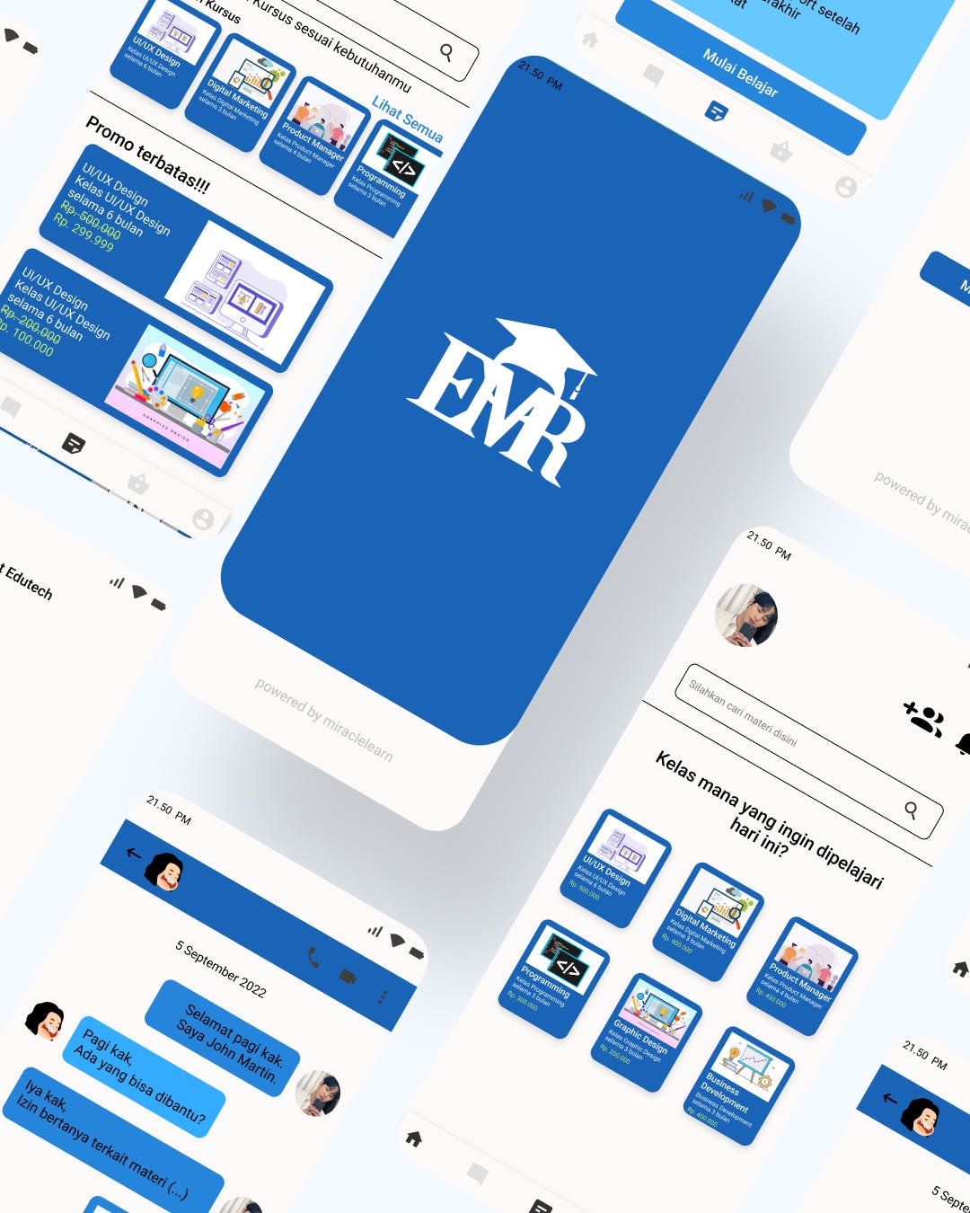 UI/UX Case Study : E-Learning Mobile App “Miracle Learn” | by Biramaya ...