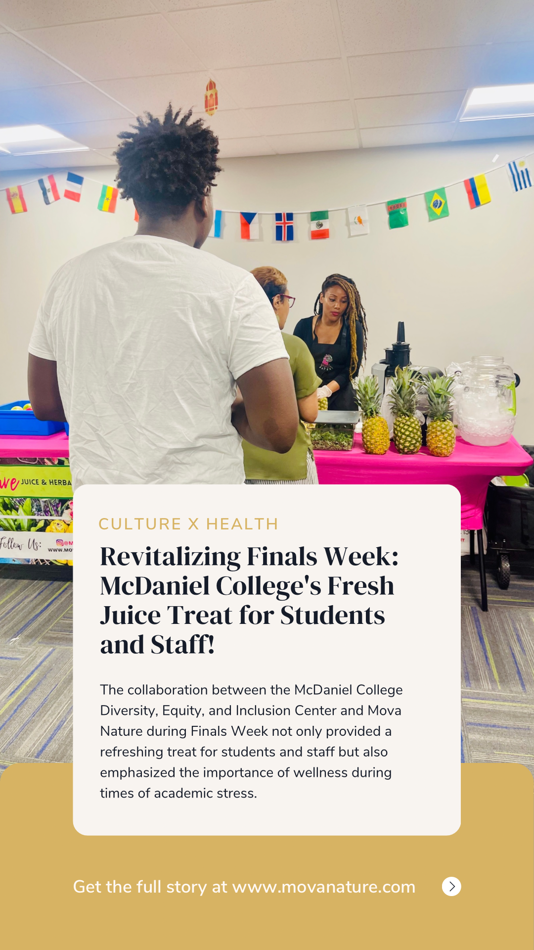 Revitalizing Finals Week: McDaniel College’s Fresh Juice Treat for ...