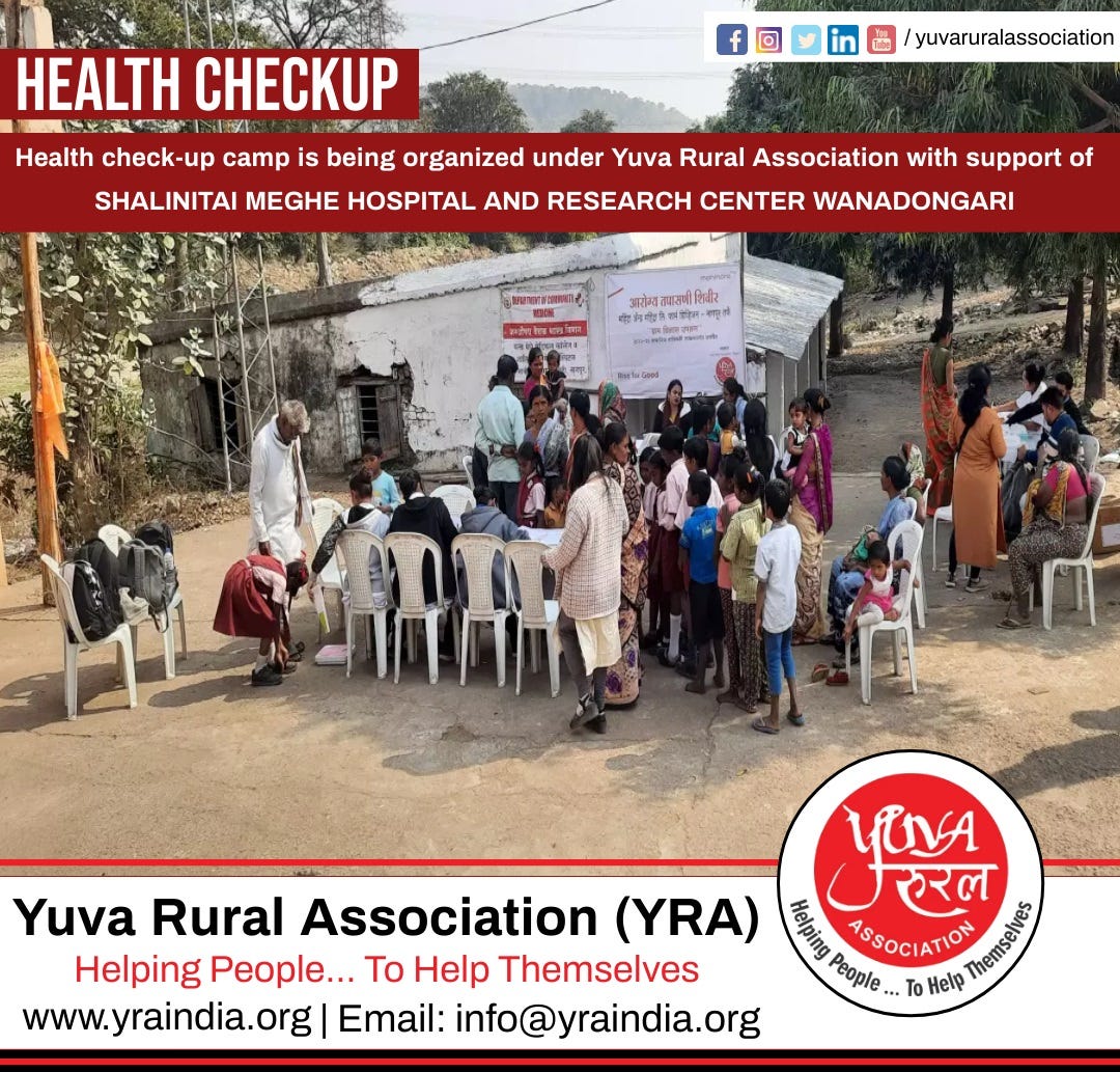 Health Checkup Camp — YRA India - Yuva Rural Association - Medium