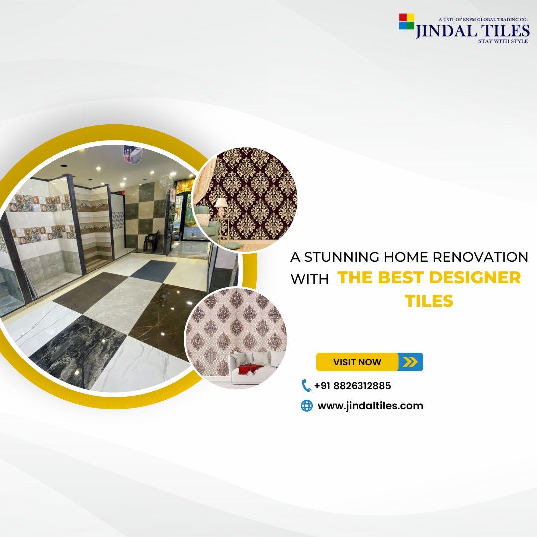 A Stunning Home Renovation With The Best Designer Tiles - Jindal Tiles ...