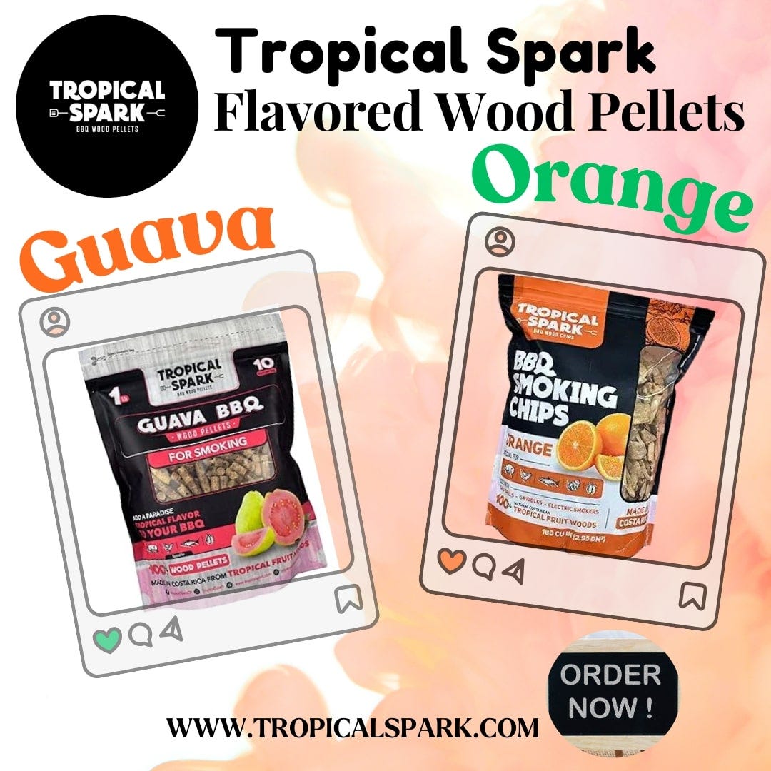 Flavored Wood Pellets| Tropical Spark - Tropical Spark - Medium