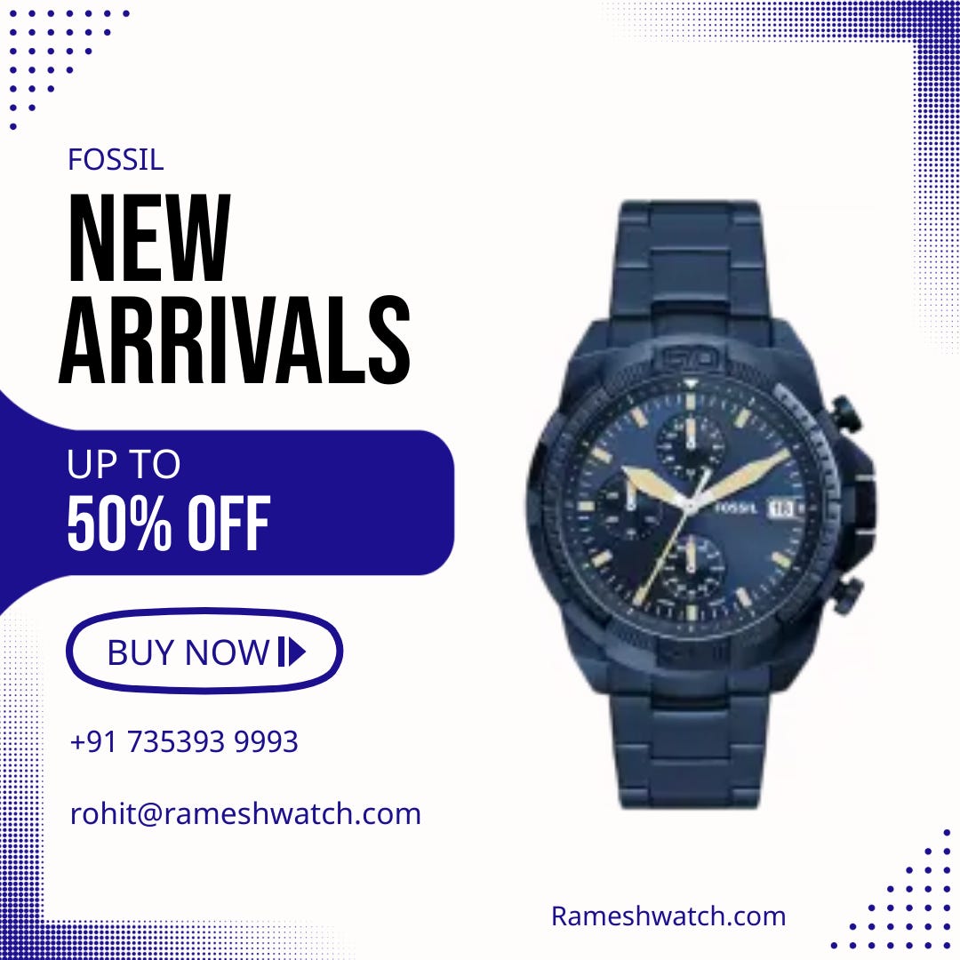 Upgrade Your Style with Fossil Automatic Watches for Men - Ramesh watch ...