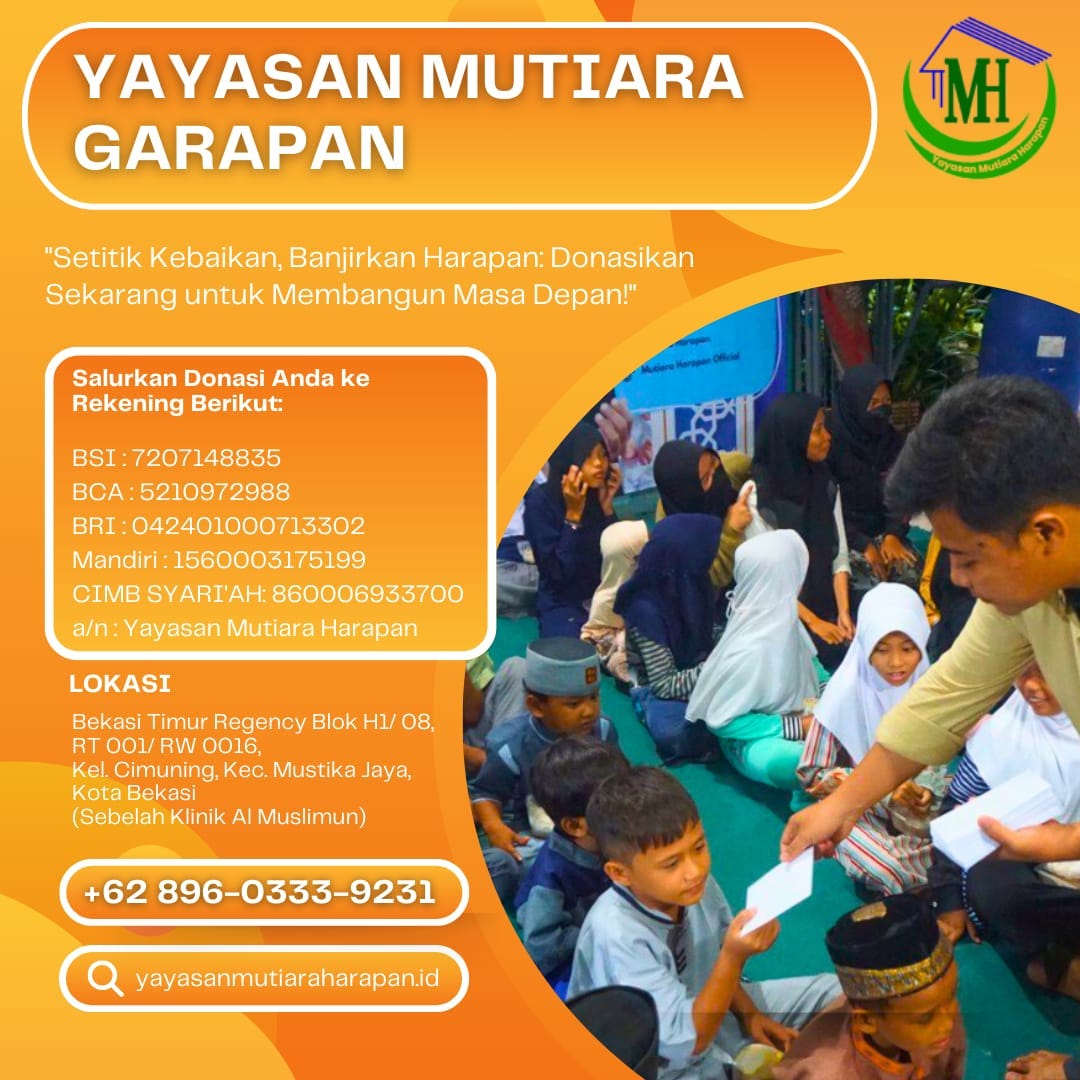 BERBAGI TAK PERNAH RUGI, CALL 0895415469536,Yayasan Mutiara Harapan ...