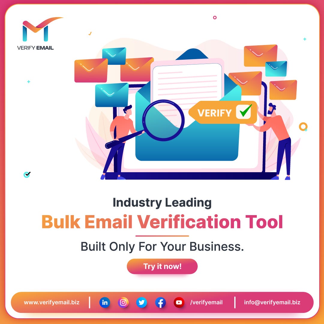 verifyEmail.biz is an industry leading bulk email verification tool - Verifyemailseo - Medium