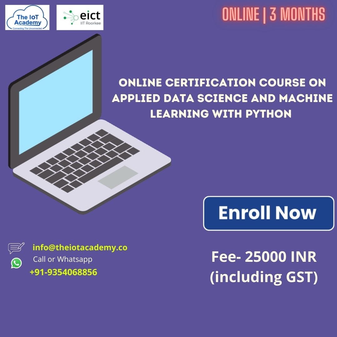Data science with Python Course - The IoT Academy - Medium