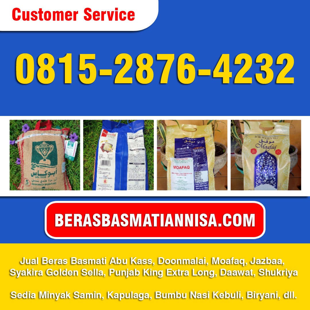 HUB. 0815–2876–4232 Jual Beras Basmati Sumur Bandung Bandung | by ...