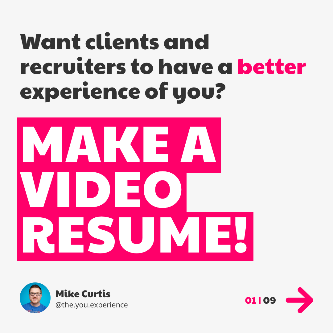 2-Minute Soft Skill Drills — Make a Video Resume | by Mike Curtis | The ...