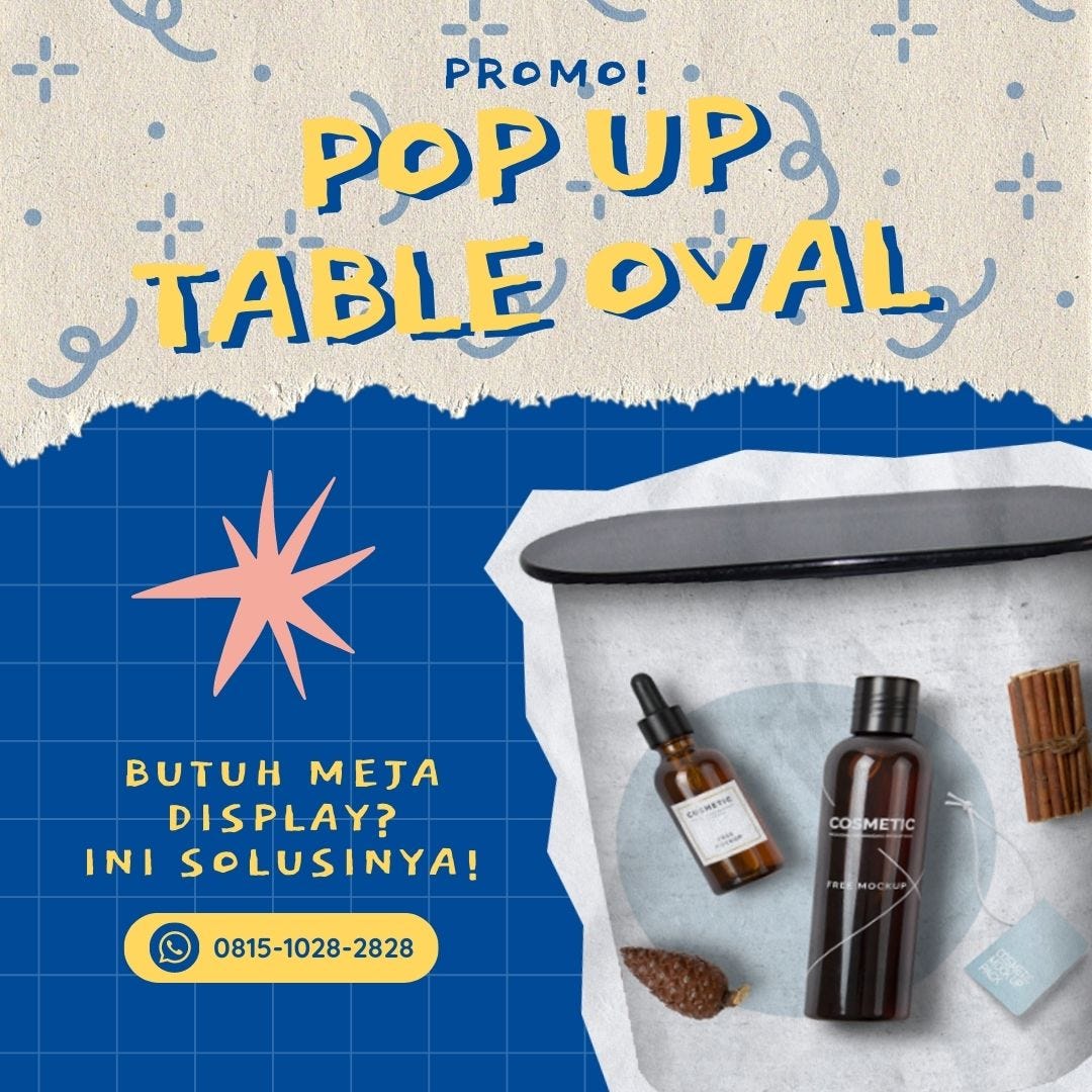 SPECIAL OFFER! Meja Pop Up Event Jakarta, WA: 0815–1028–2828, Meja Pop ...