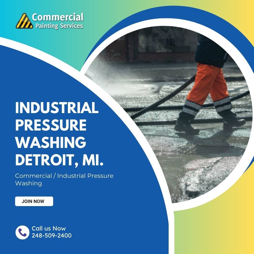 INDUSTRIAL PRESSURE WASHING DETROIT, MI. - Extreme Painting - Medium