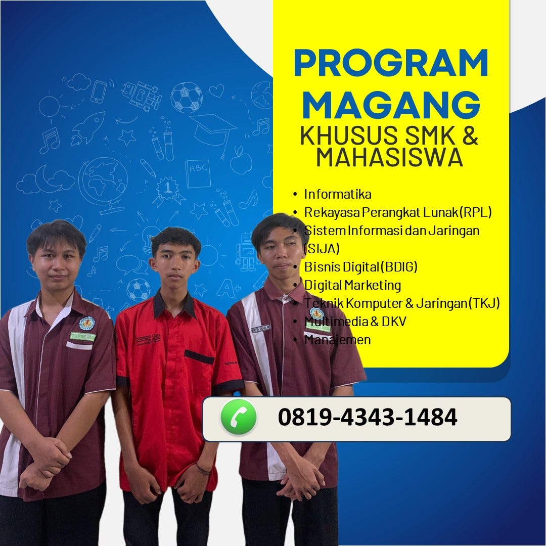 ( Hub 0819–4343–1484 ) Program Magang Bisnis Digital Terbaik Kota ...