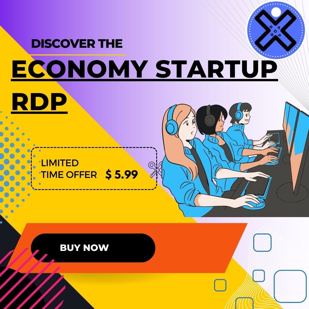 Economy Startup RDP - Andrewrdpextra - Medium