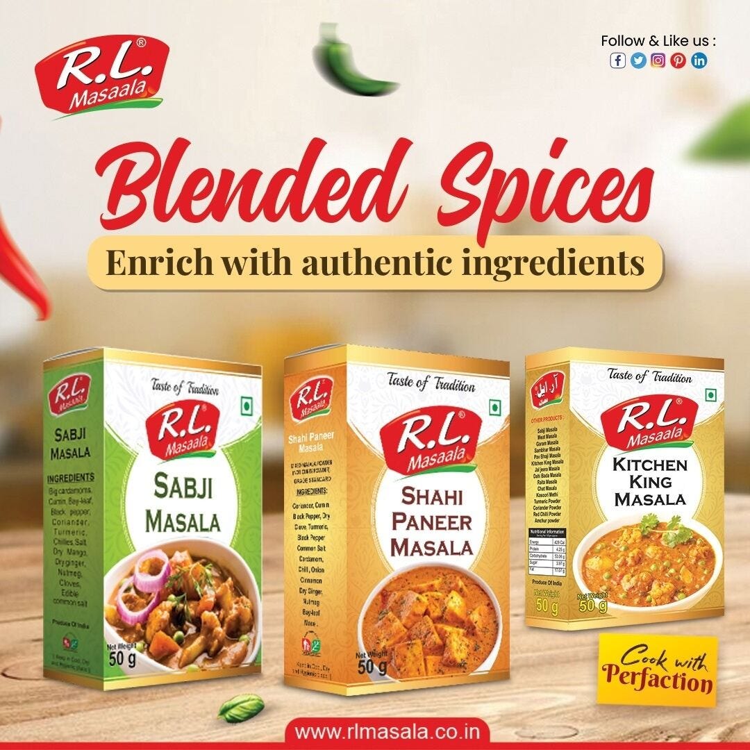 Buy The Best Blended Spices in UP - RL Masala - Medium