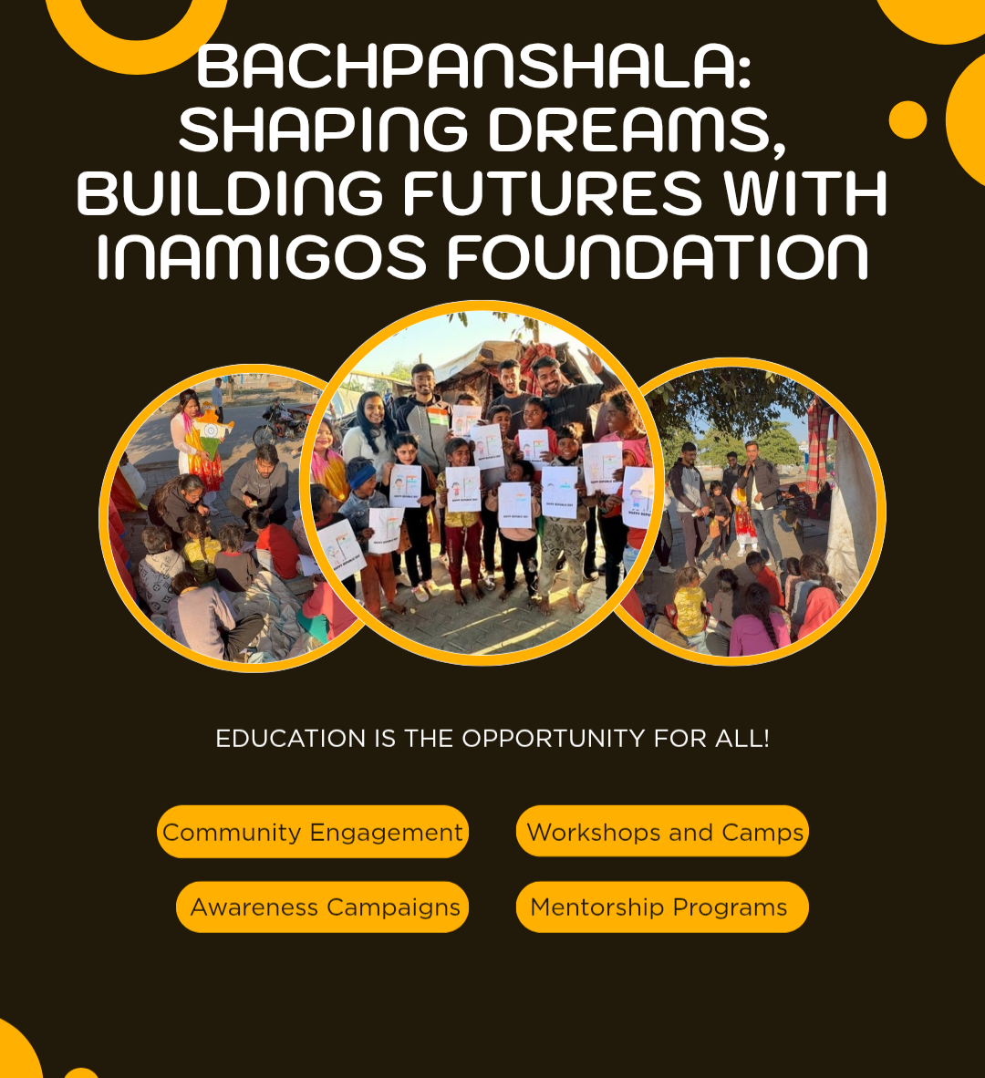 WHY EDUCATION IS THE KEY FOR BETTER FUTURE? INAMIGOs FOUNDATIONS ...