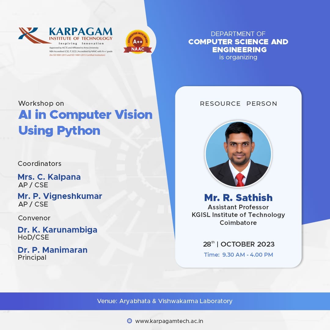 Exploring the Future of AI in Computer Vision with Python | by SATHISH R | Oct, 2023 | Medium