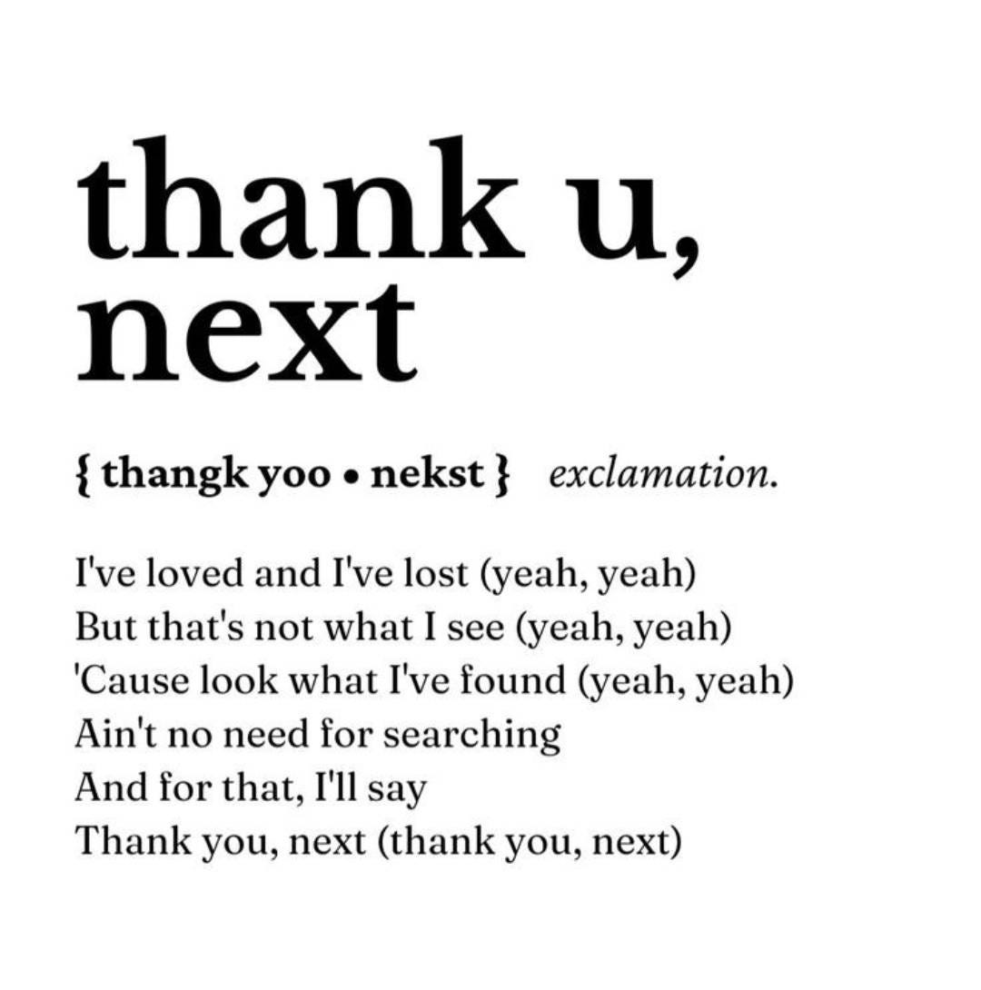 Thank u, next.. “Hidup itu jgn terlalu serius Shaayyyy… | by Maria ...